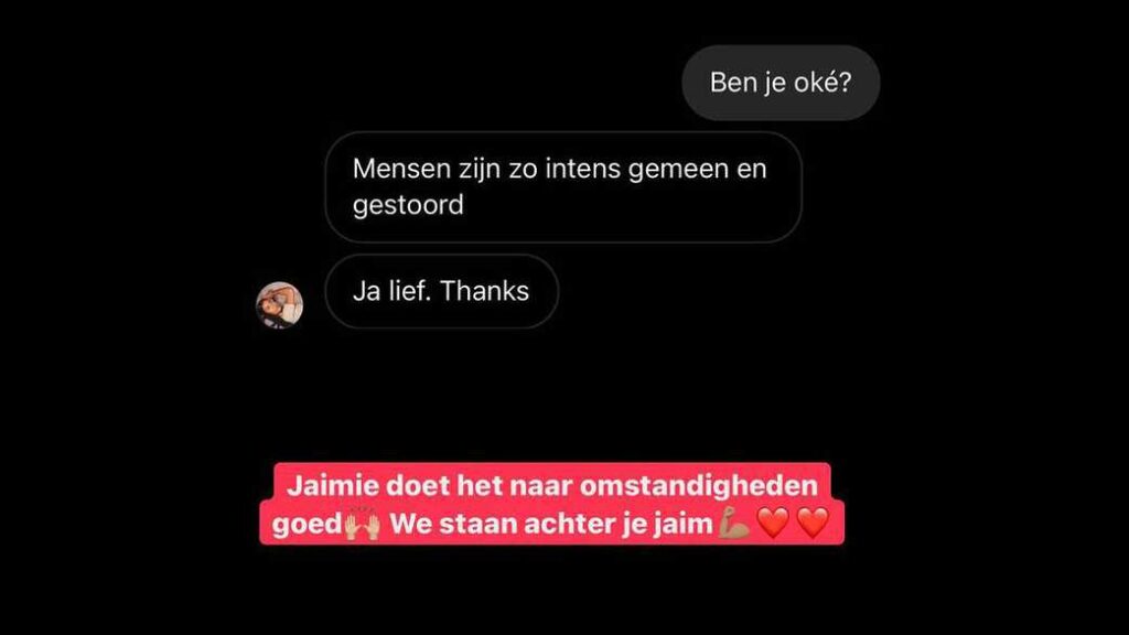 Jaimie Vaes reageert op nieuwe mishandeling Lil’ Kleine: ‘Zo gemeen’