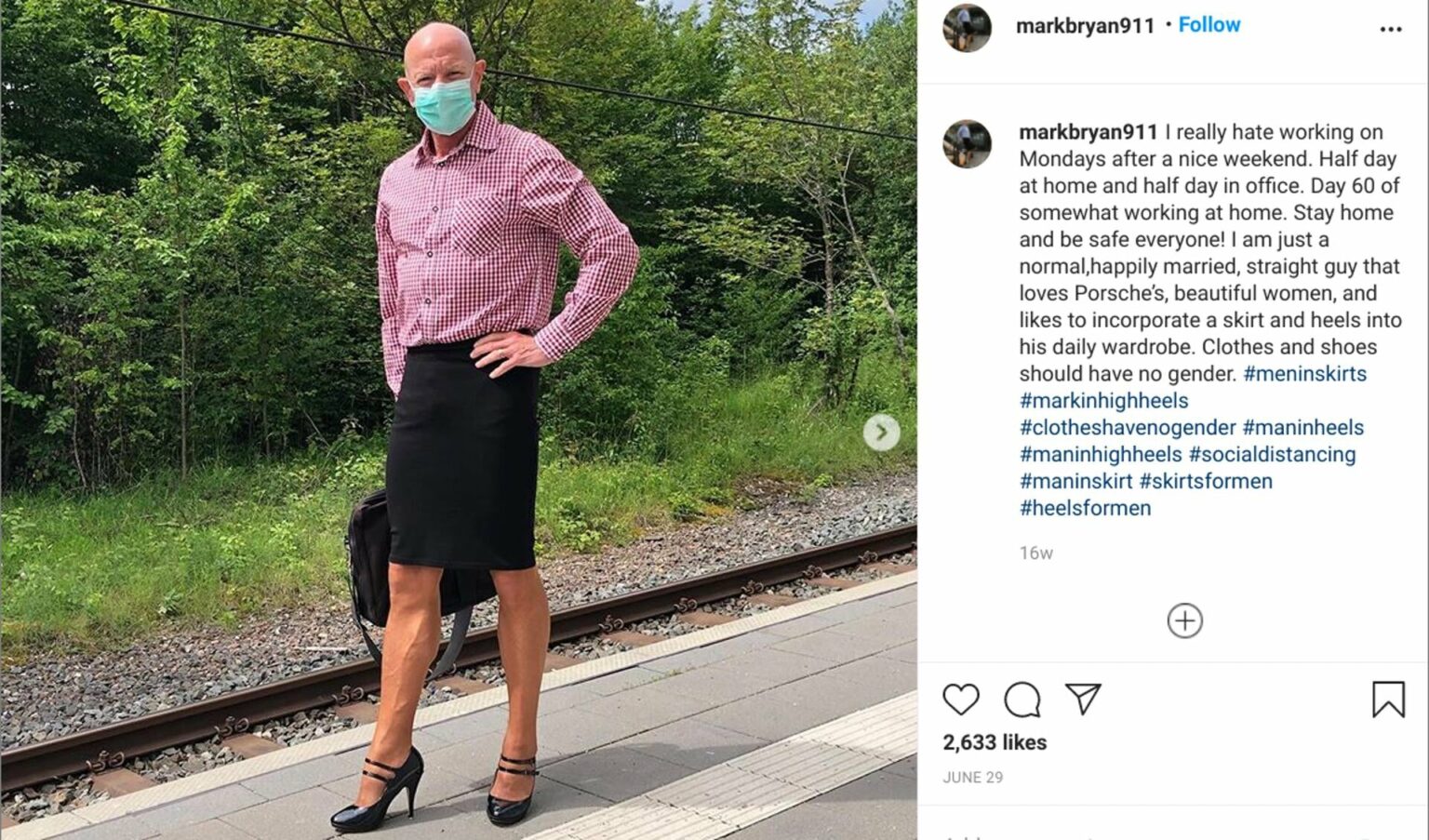 Mark (61) vader van drie en hetero: "Ik draag al jaren rokken en hakken ...