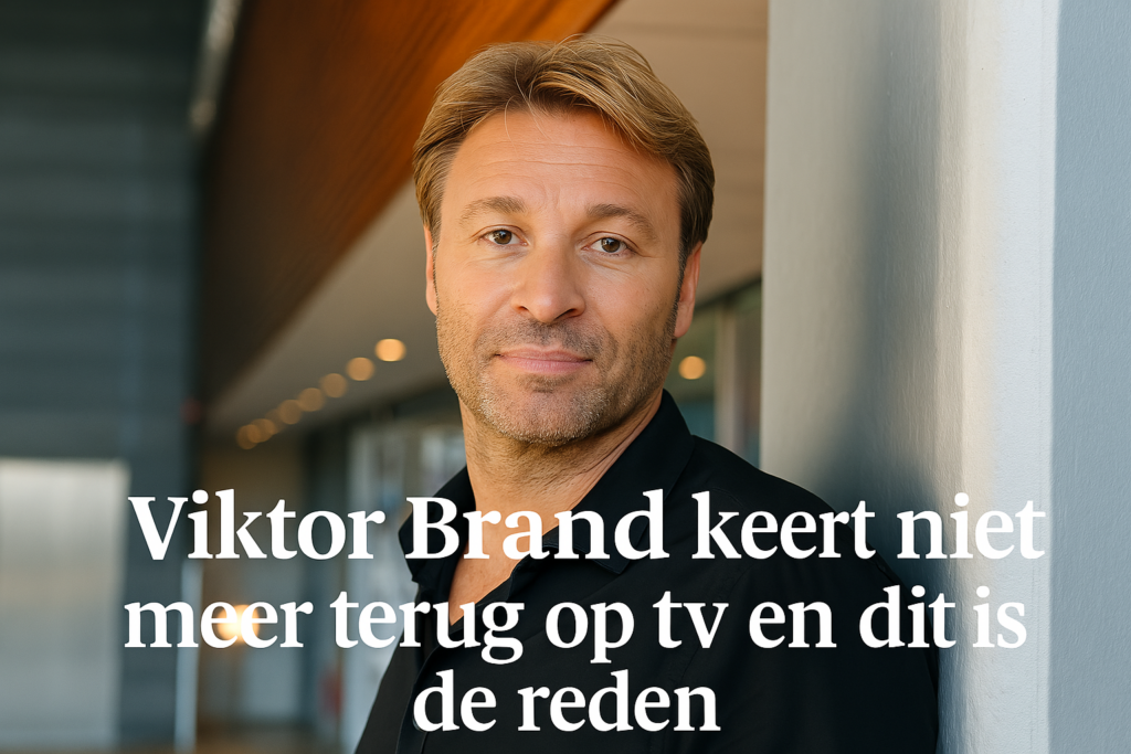 Viktor Brand keert niet meer terug op tv en dit is de reden