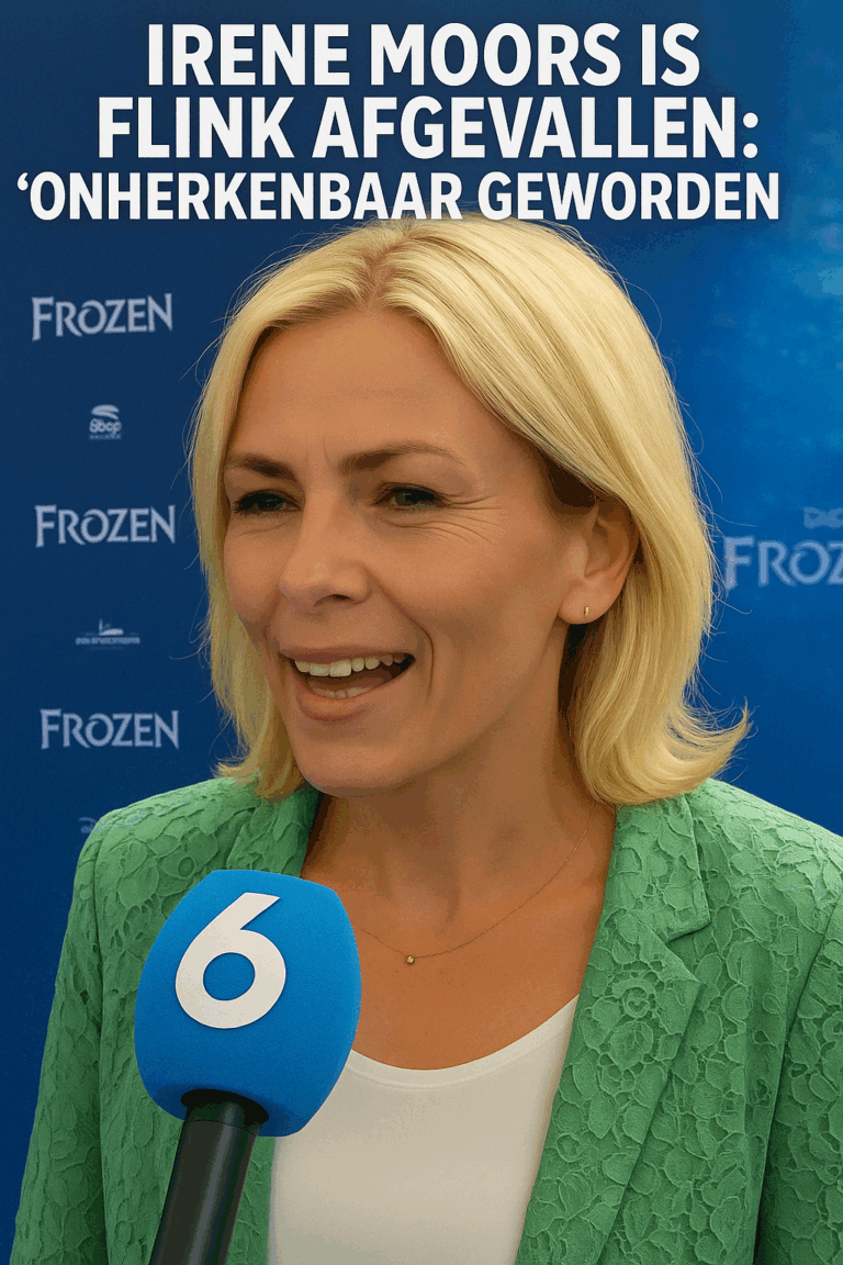 Irene Moors is flink afgevallen: ‘Onherkenbaar geworden’