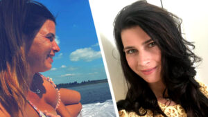 Daphne, de vrouw van Michael van Gerwen, woont nu samen met de man van wie ze al anderhalve ...