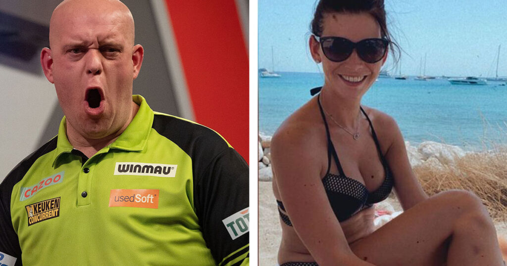 Daphne, de vrouw van Michael van Gerwen, woont nu samen met de man van wie ze al anderhalve ...